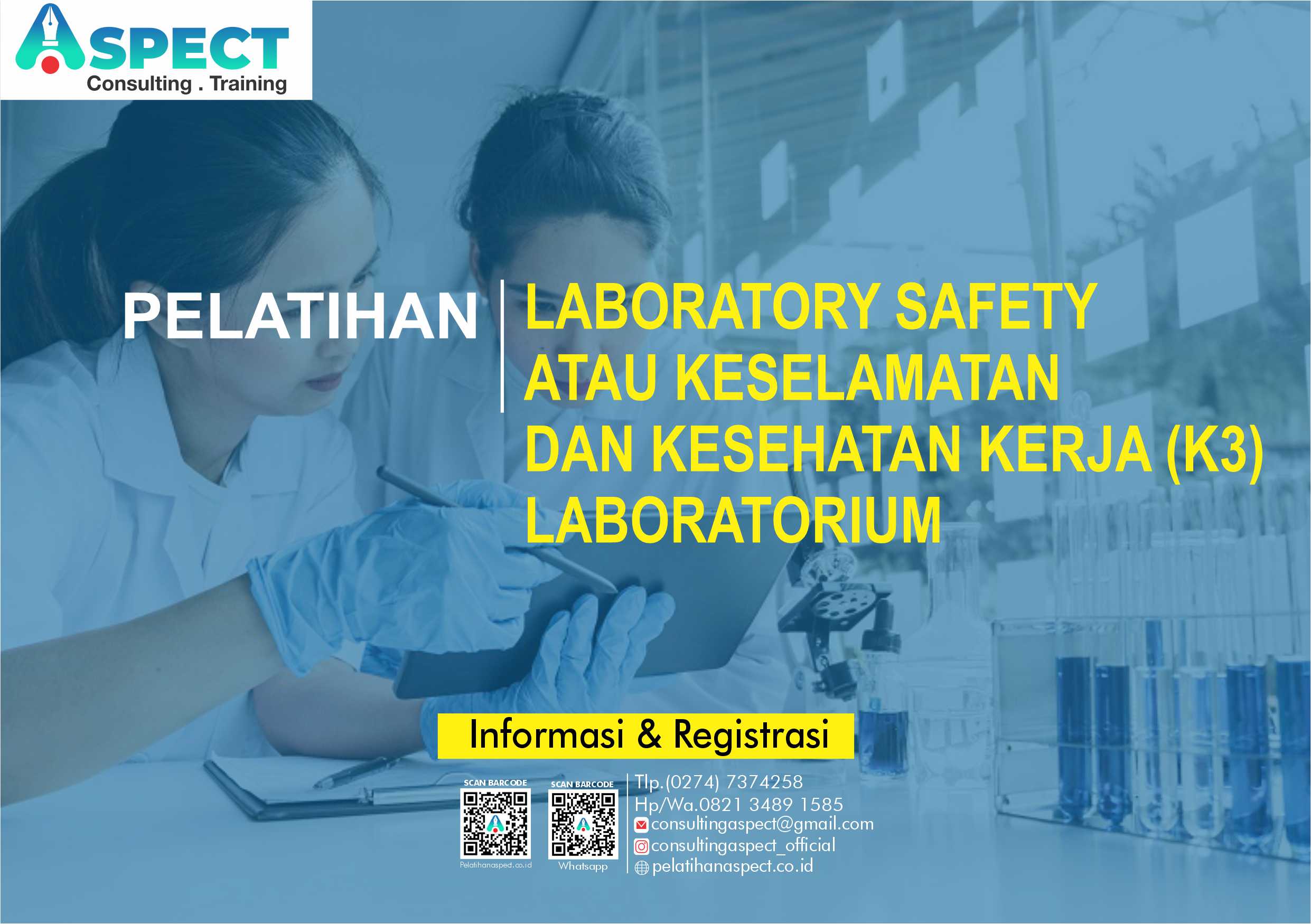 Pelatihan K3 Laboratorium - ASPECT CONSULTING TRAINING